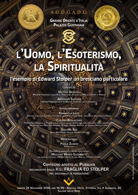 L'uomo, l'esoterismo, la spiritualità. A Brescia il ricordo di Ed ...