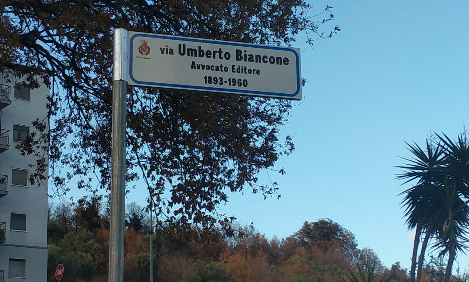 Teramo. Intitolata al massone e antifascista Biancone una via della ...